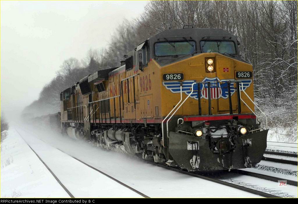 UP 9826 @ Harrinton Rd. 03/02/2005